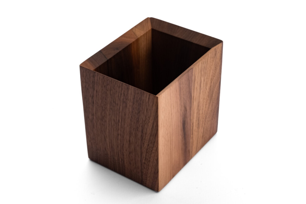 Wooden Kitchen Utensils Holder - Walnut - Oishya