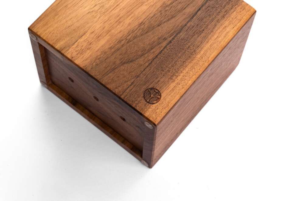 Wooden Kitchen Utensils Holder - Walnut - Oishya